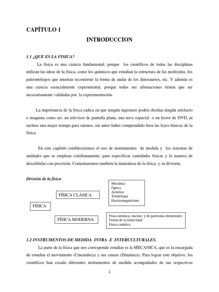 1 Introduccion | PDF | Física | Medición