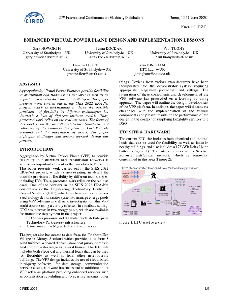 Architecture Cired2023 11344 | PDF | Simulation | Cloud Computing