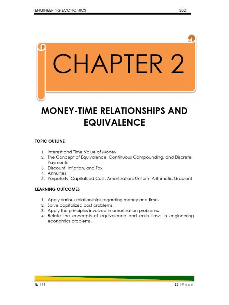 Chapter 2 Topic 1 Interest and Time Value of Money | PDF | Interest | Time Value Of Money