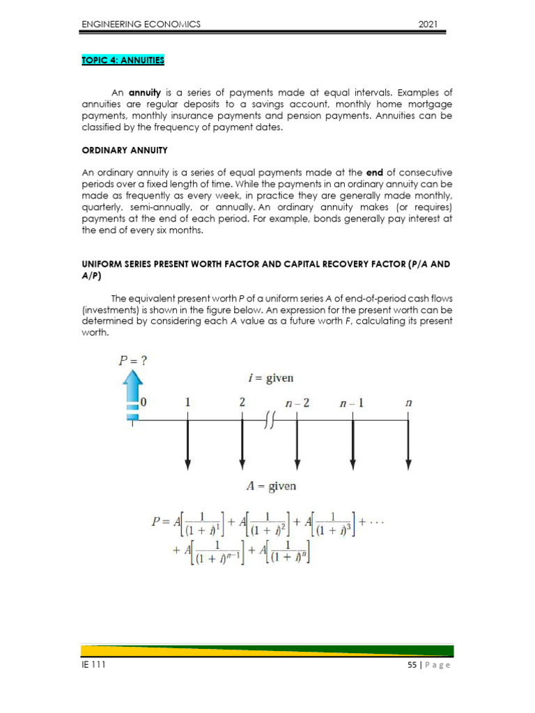 Chapter 2 Topic 4 Annuities | PDF | Interest | Personal Finance
