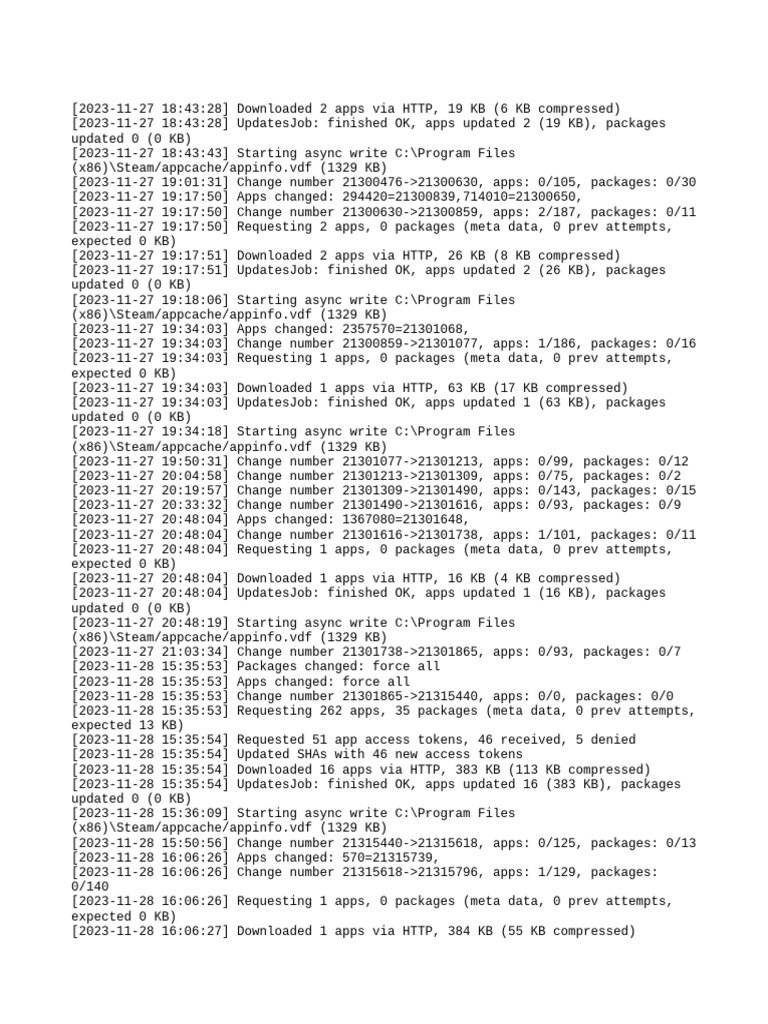 Appinfo Log | PDF | Computing | Software