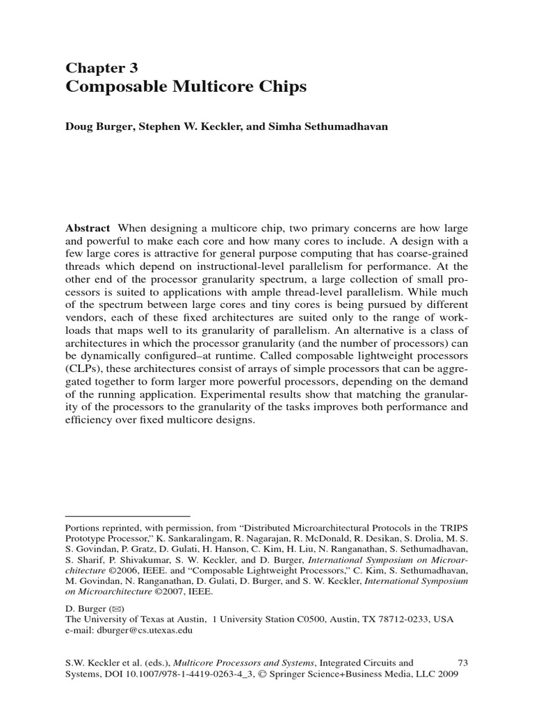 Cores | PDF | Multi Core Processor | Parallel Computing