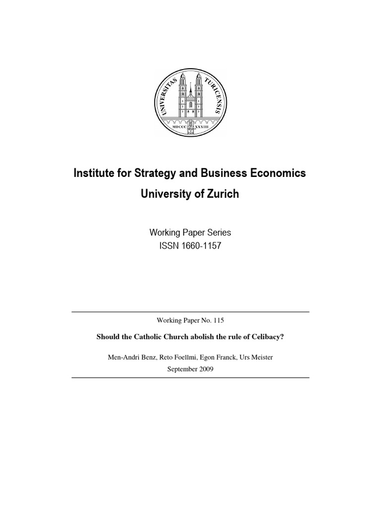 115 ISU Full | PDF | Celibacy | Clergy