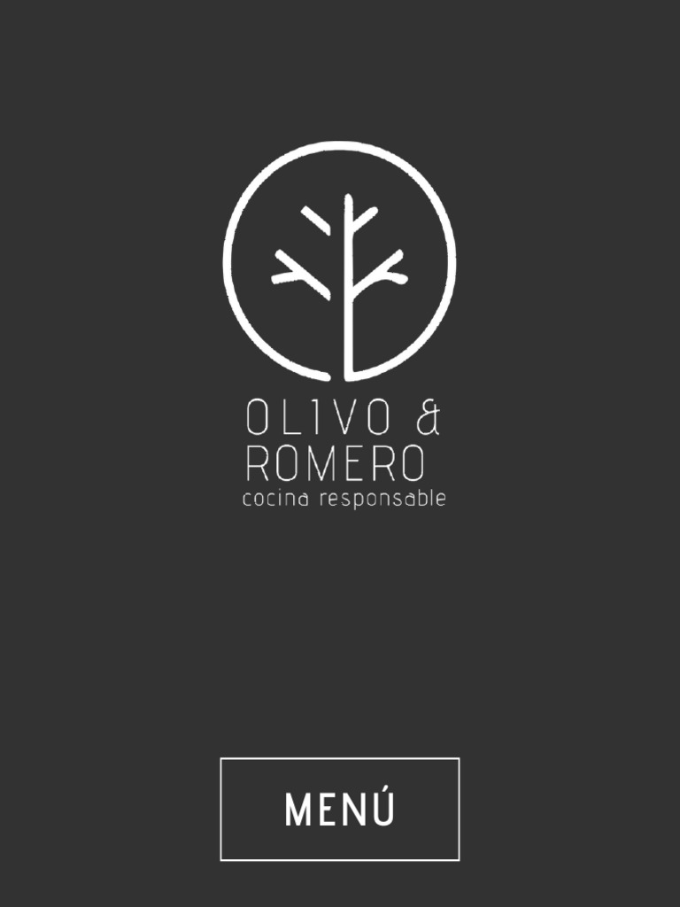 Menú Olivo & Romero | PDF