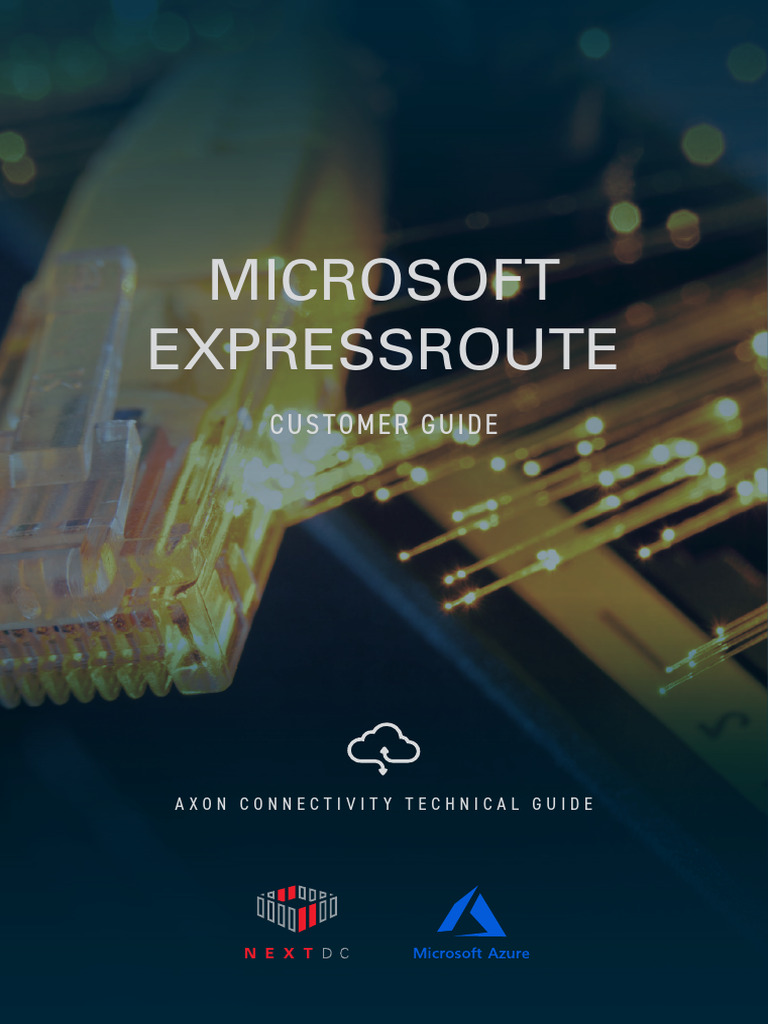 AXON Connectivity with ExpressRoute Guide | PDF | Ip Address | Computer ...