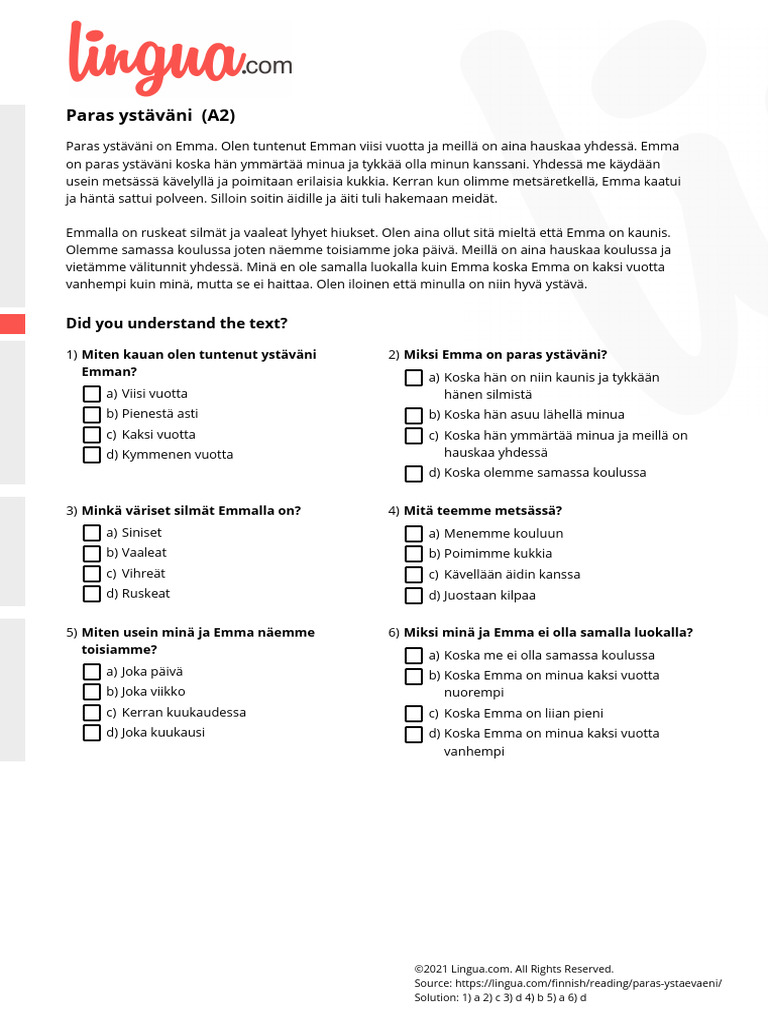 PDF Storage Finnish Text Paras Ystaevaeni | PDF