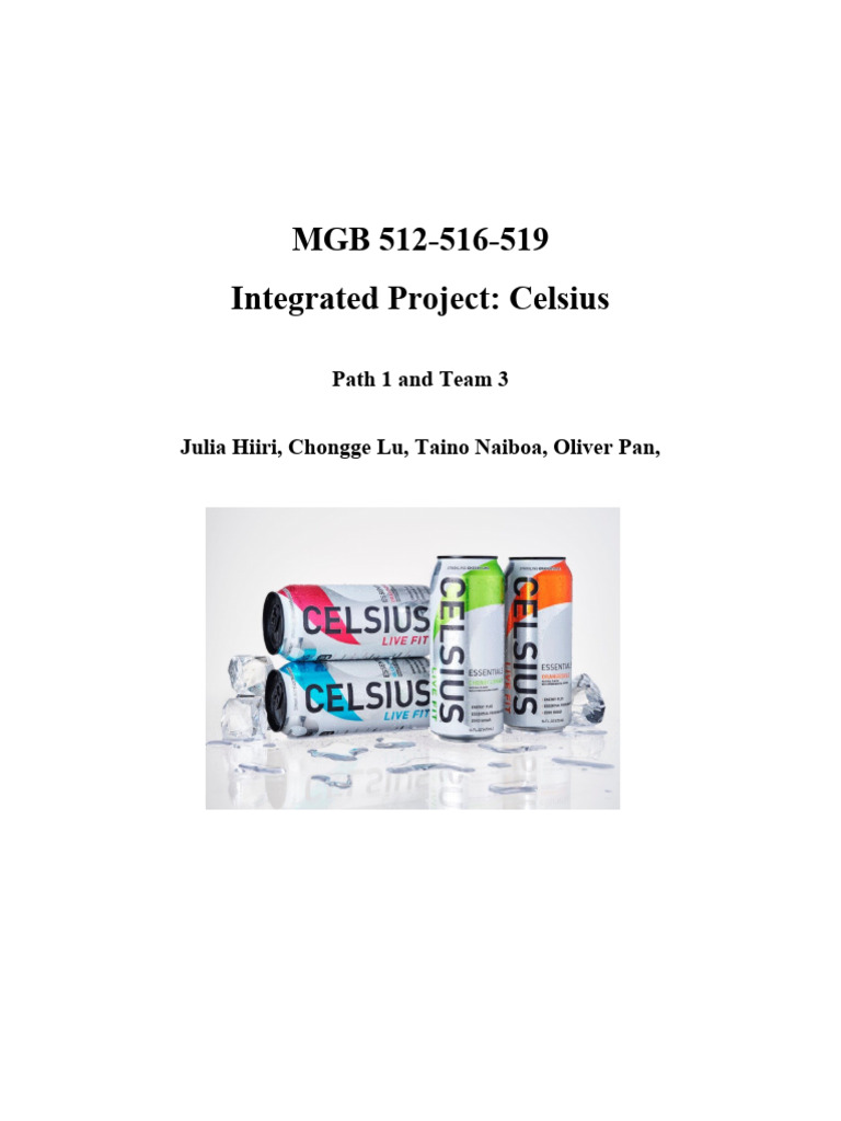 Celsius StrategicAnalysis | PDF | Supply Chain | Sustainability