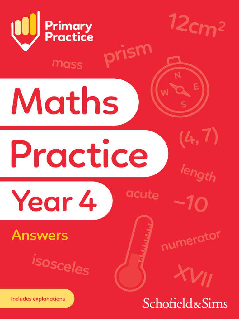 Year 4 Maths Practice Answers | PDF | Multiplication | Decimal