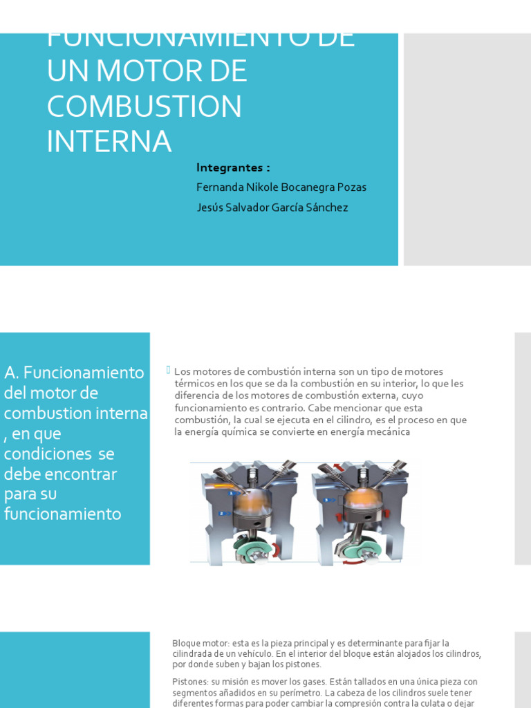 Presentación | PDF | Motor de combustión interna | Motores