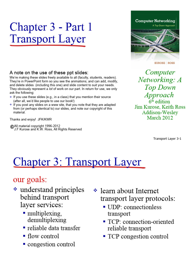 Chapter3 Part1 Pdf Port Computer Networking Internet Protocols