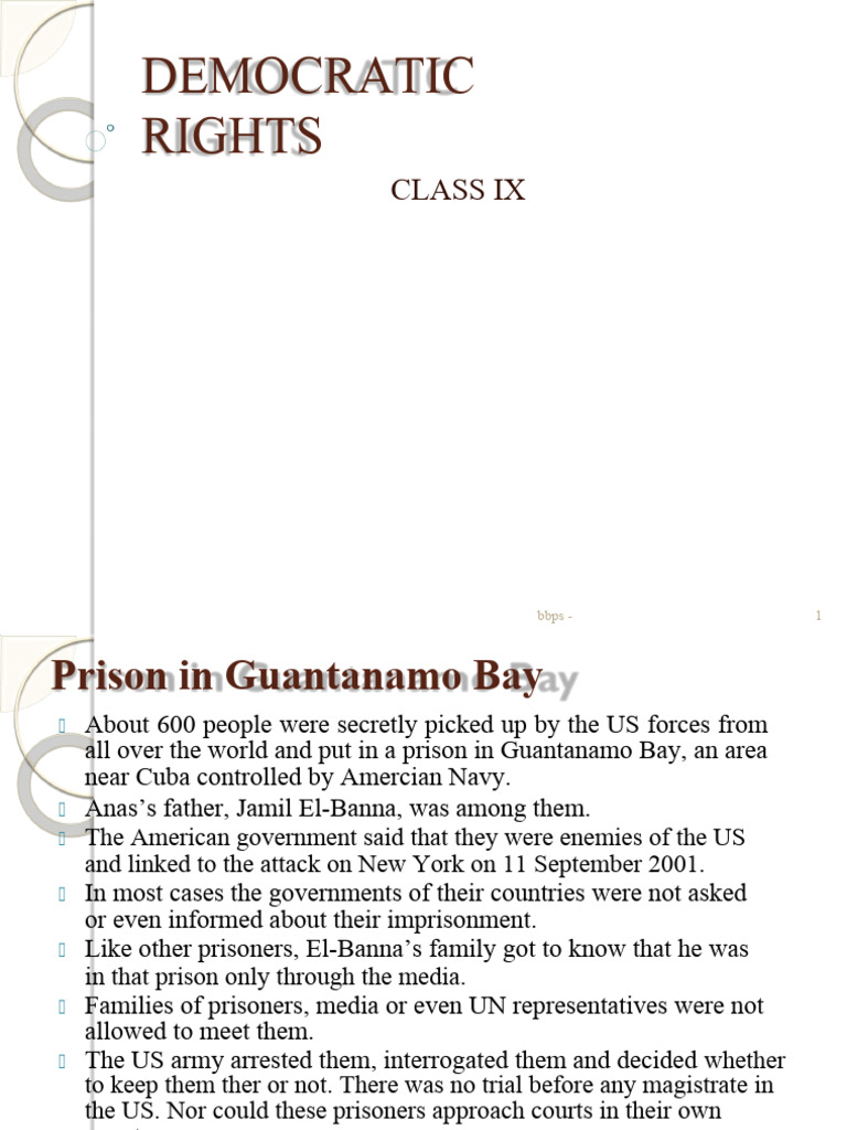 Democratic Rights Word | PDF | Guantanamo Bay Detention Camp ...