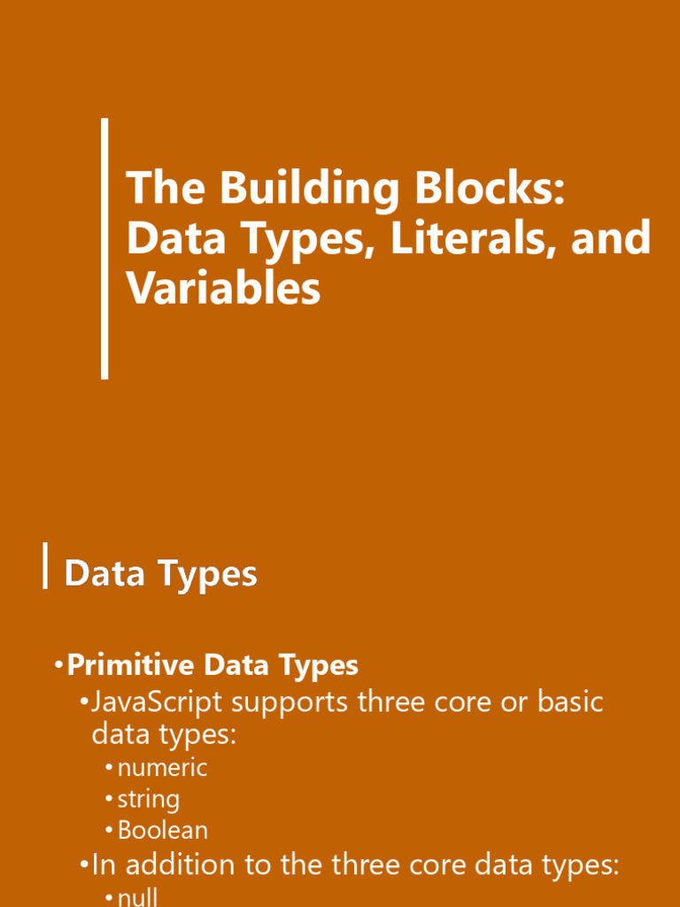 02 The BUilding Blocks | PDF