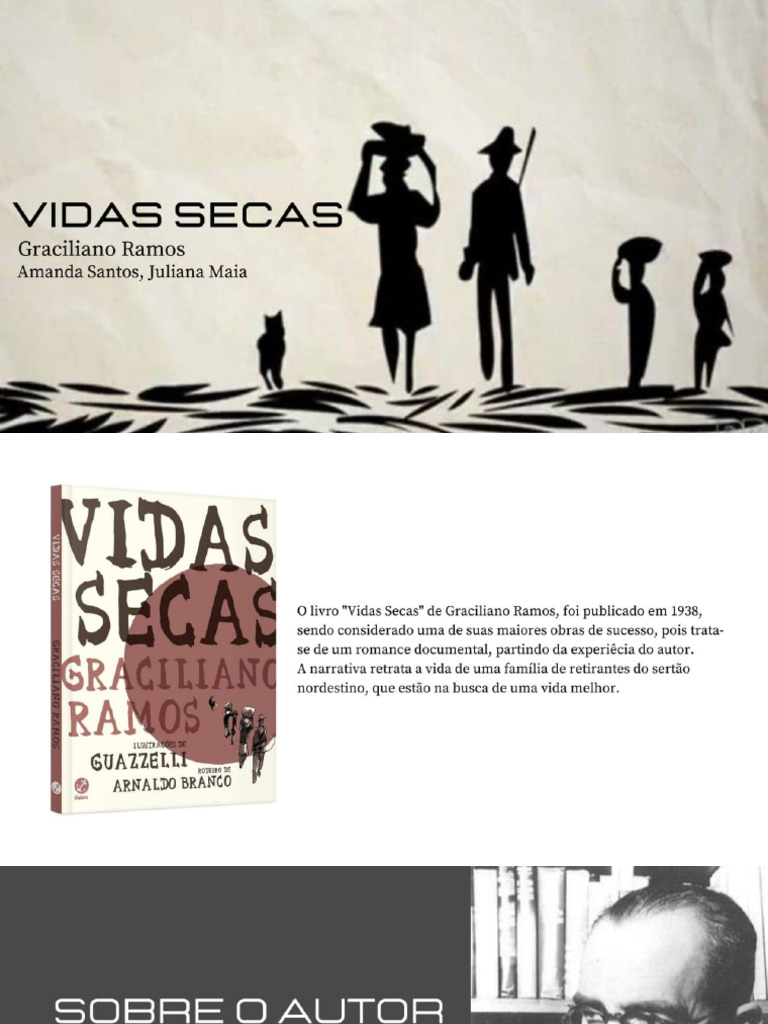 Apresentação de Vidas Secas - Graciliano Ramos | PDF