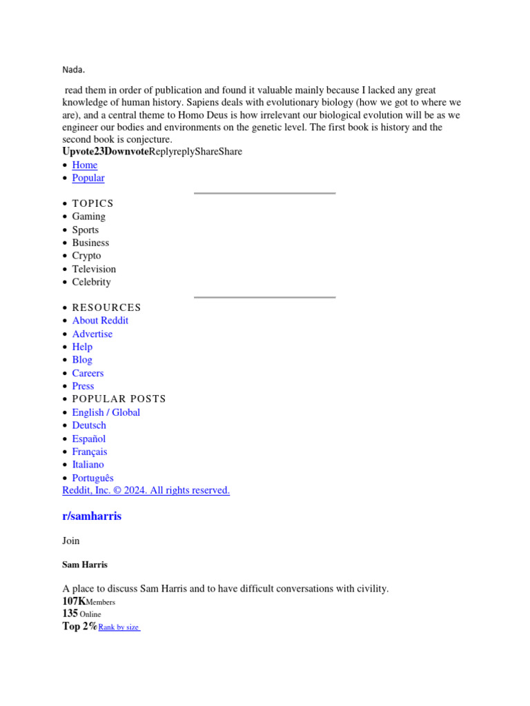 Nada 1 | PDF