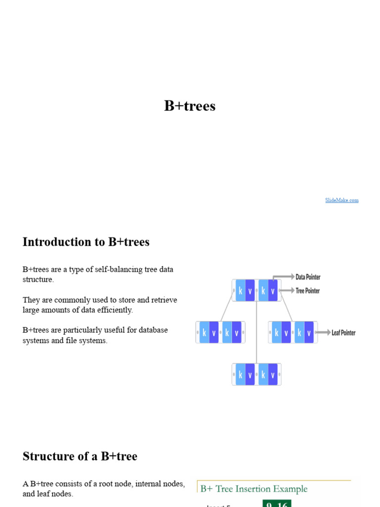 B Trees | PDF | Computer Science | Computer Data