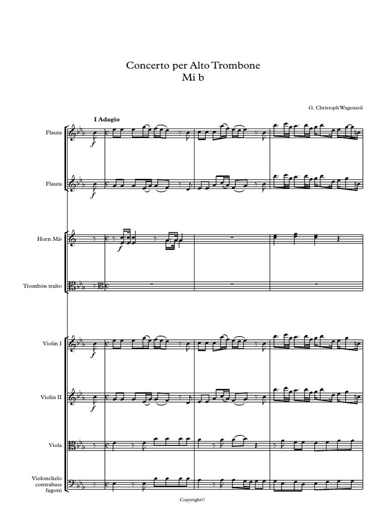 Wagenseil Concerto | PDF