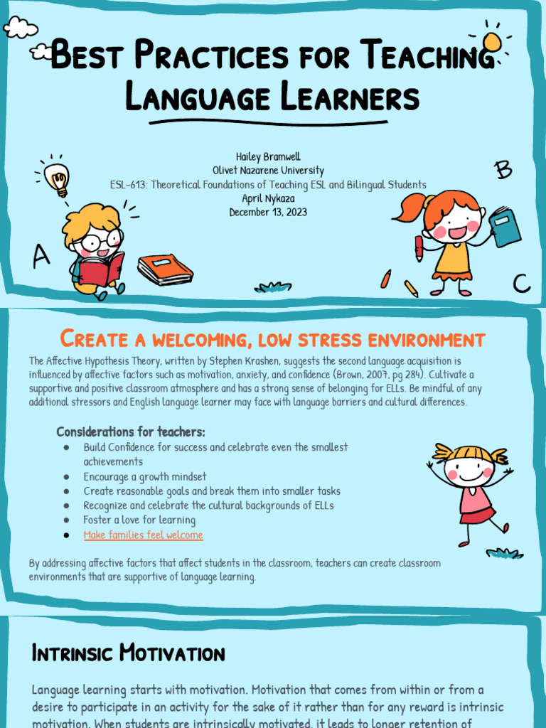 Bramwell - Best ESL Practices | PDF