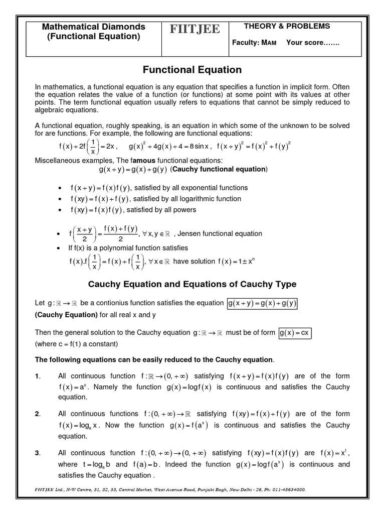 Fun Eq-Tp 2 | PDF | Equations | Function (Mathematics)