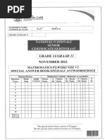IEB Mathematics Formula Sheet | PDF