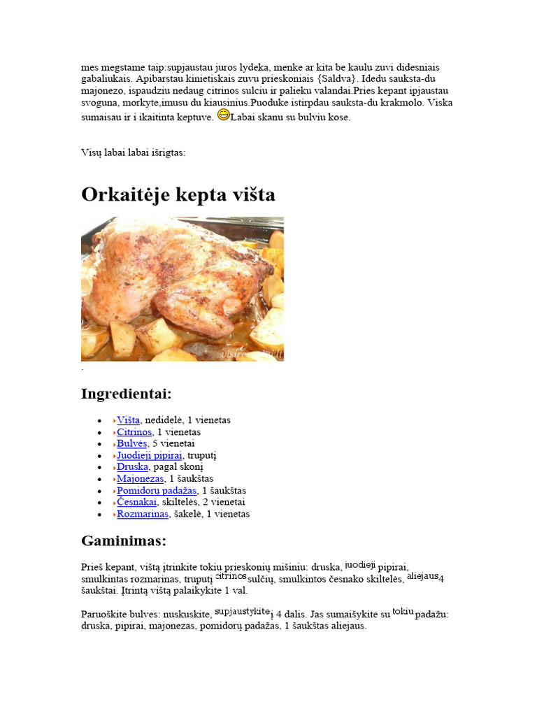 Receptai | PDF