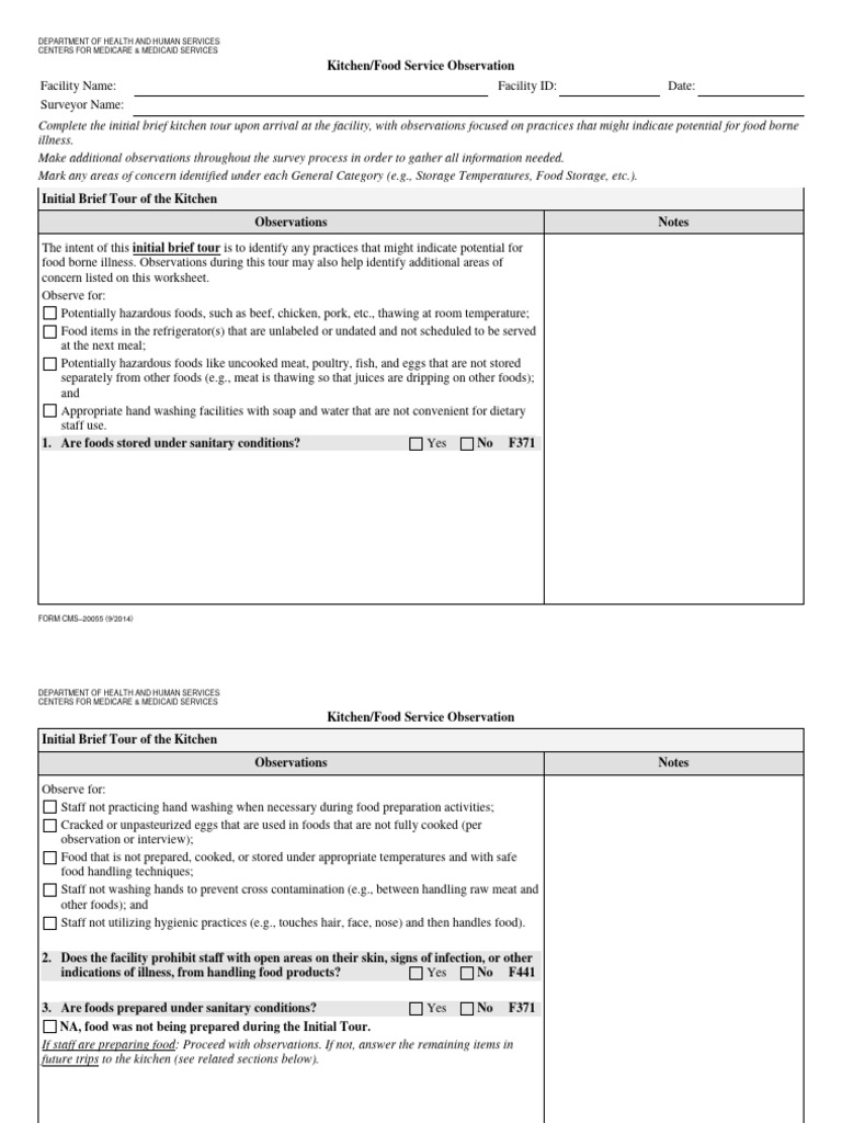 Kitchen Safety Audit Guide | PDF | Cooking | Refrigerator