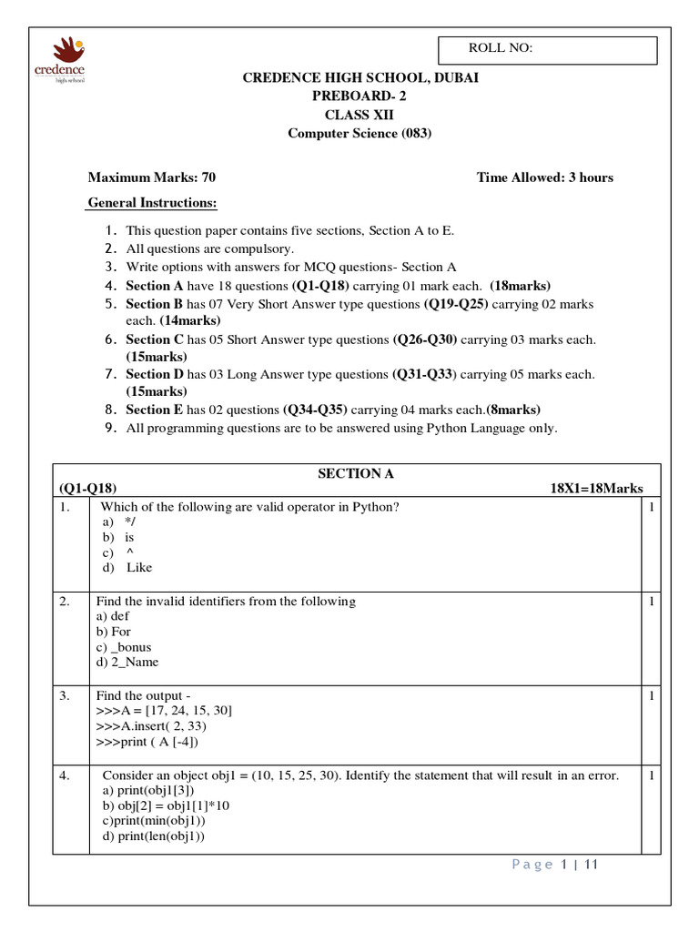 G12CS-QP - PB2 | PDF | Computing | Software Development
