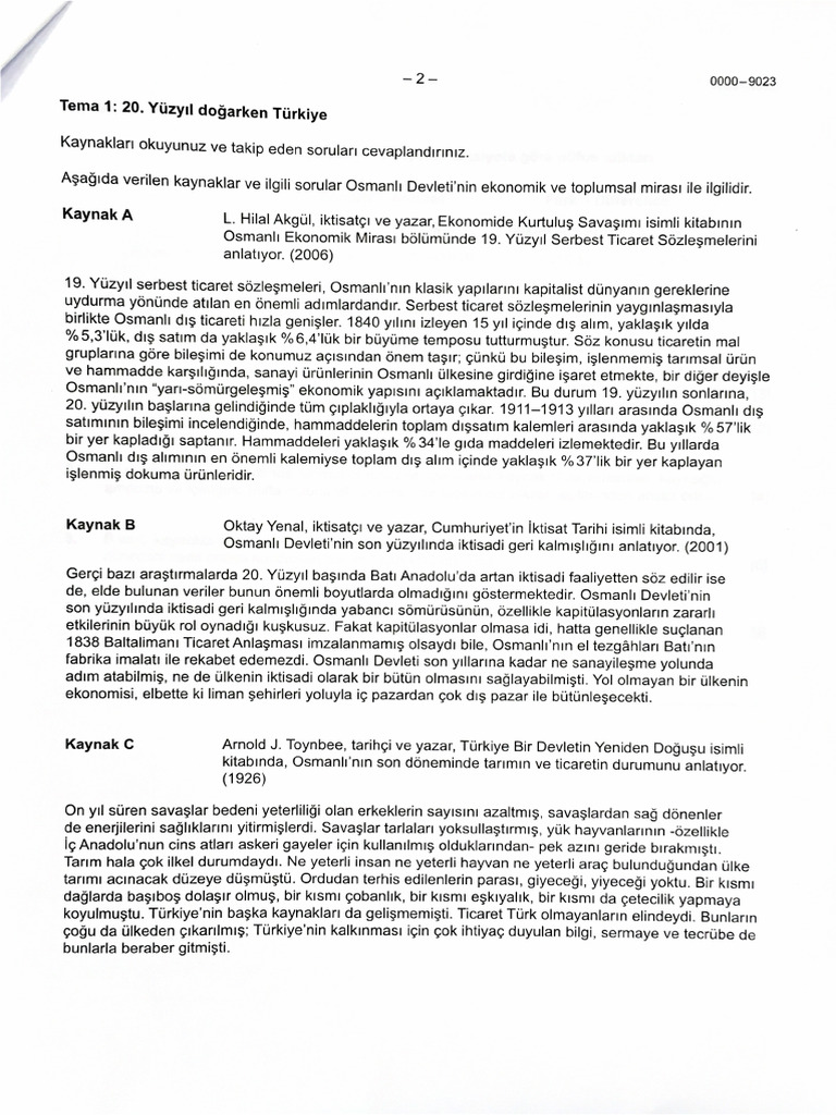 Speciman Titc Yanit | PDF