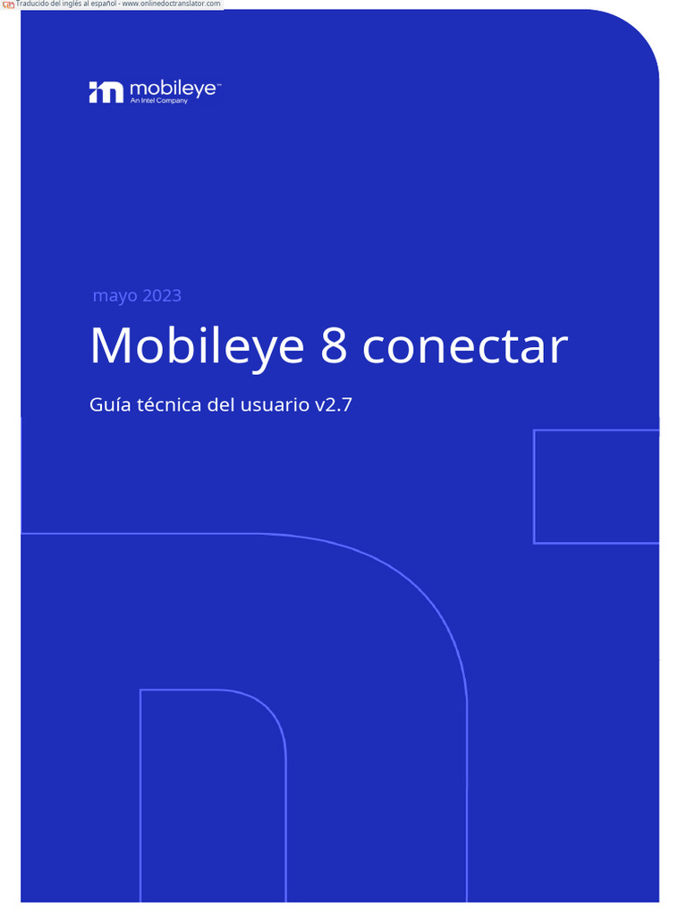 Mobileye 8 Connect™ - Technical Installation Guide (3G) V2.7.en - Es | PDF | Conector eléctrico ...