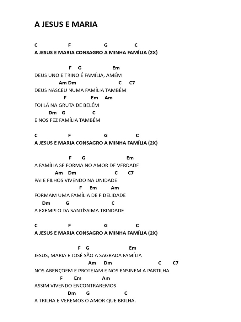 A Jesus e Maria | PDF