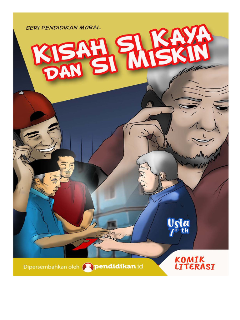 Komik Moral - Kisah Si Kaya Dan Si Miskin | PDF