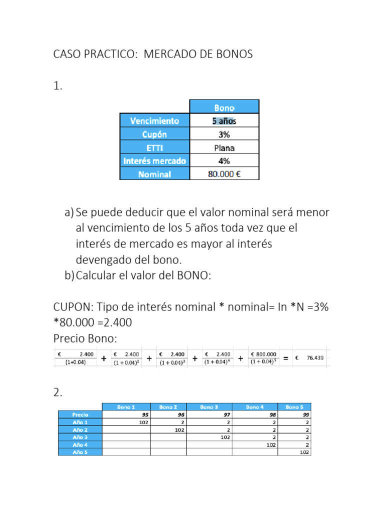 CASO PRACTICO 5 | PDF