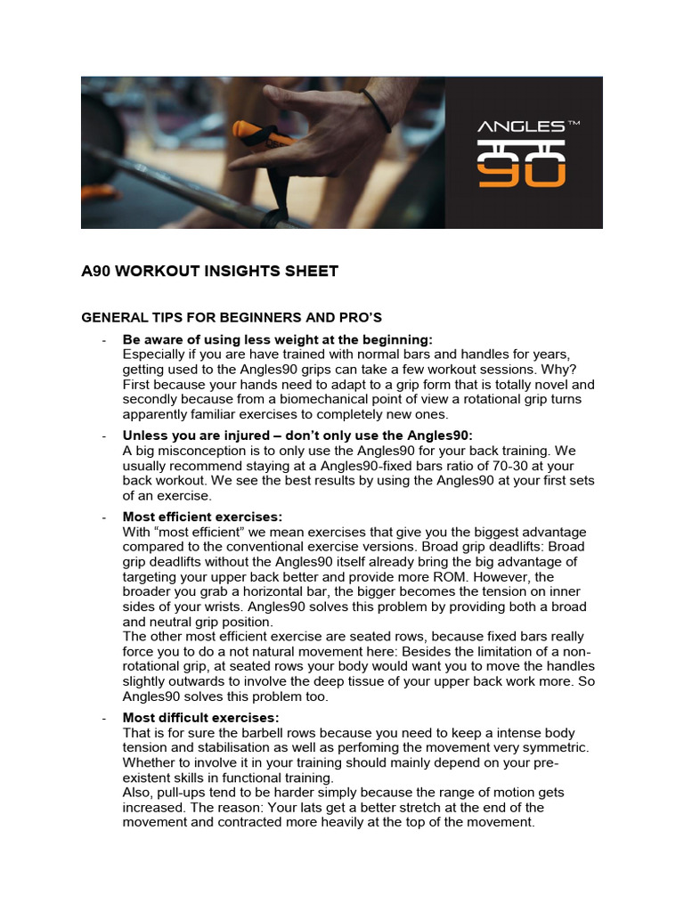 A90 Workout Insights Eng v2 | PDF | Kettlebell