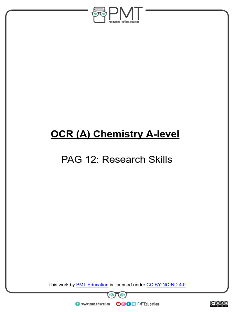 PAG 12 - Research Skills | PDF | Volume | Sulfuric Acid