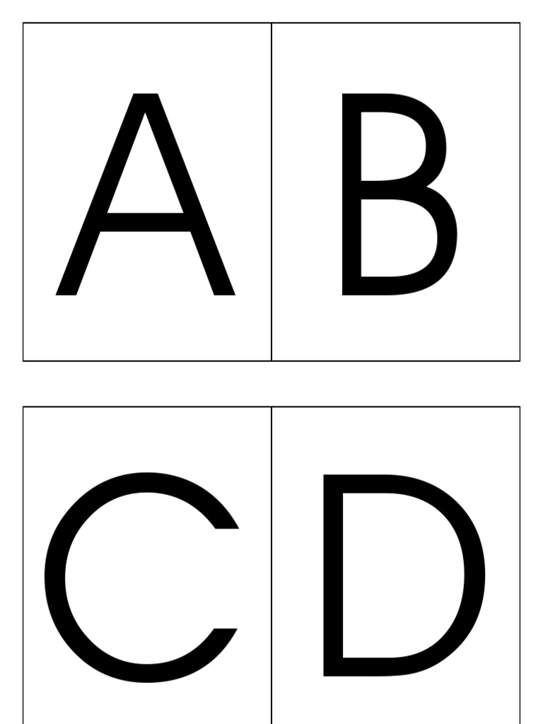 Alphabet Majuscule Script A5 2 Par Page | PDF