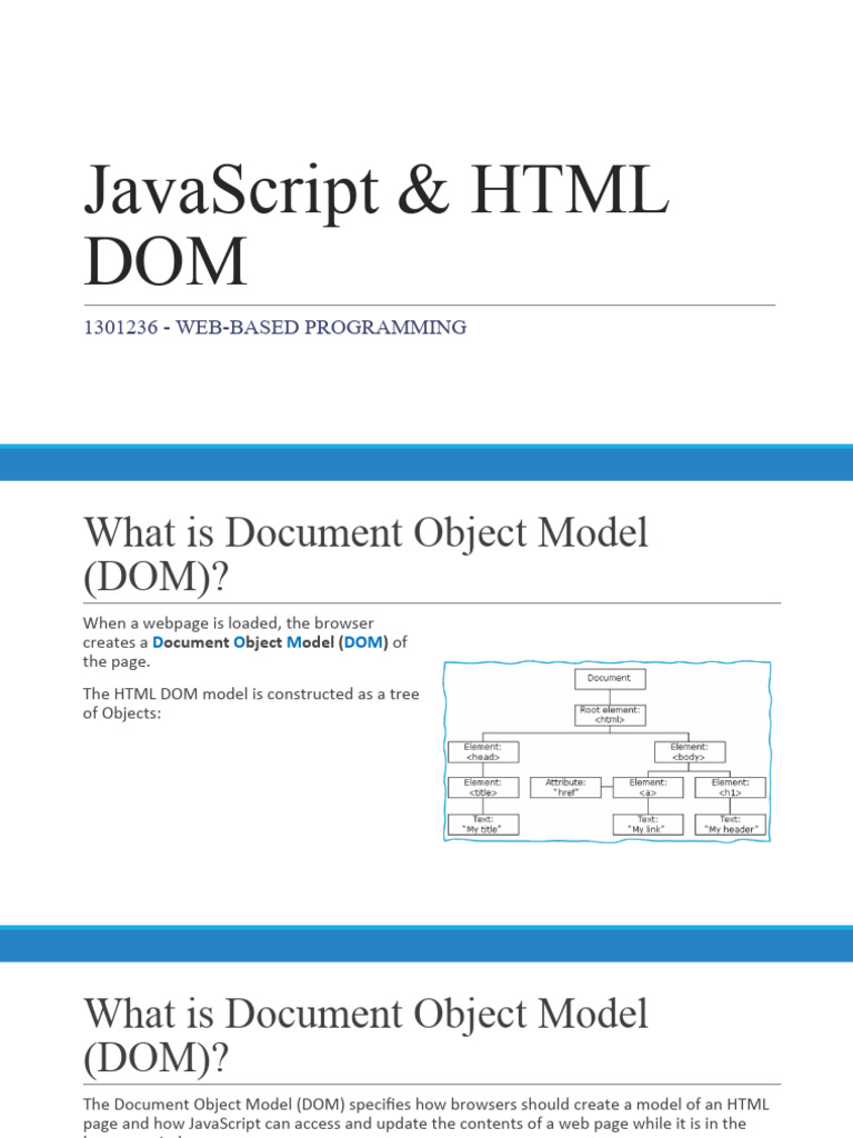 DOM V2 | PDF | Document Object Model | Software Engineering