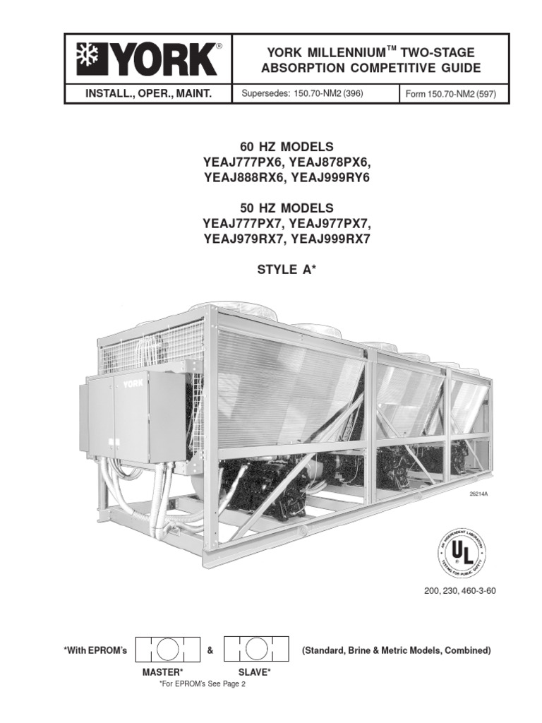 York Chiller Air Cooled | PDF | Fuse (Electrical) | Valve