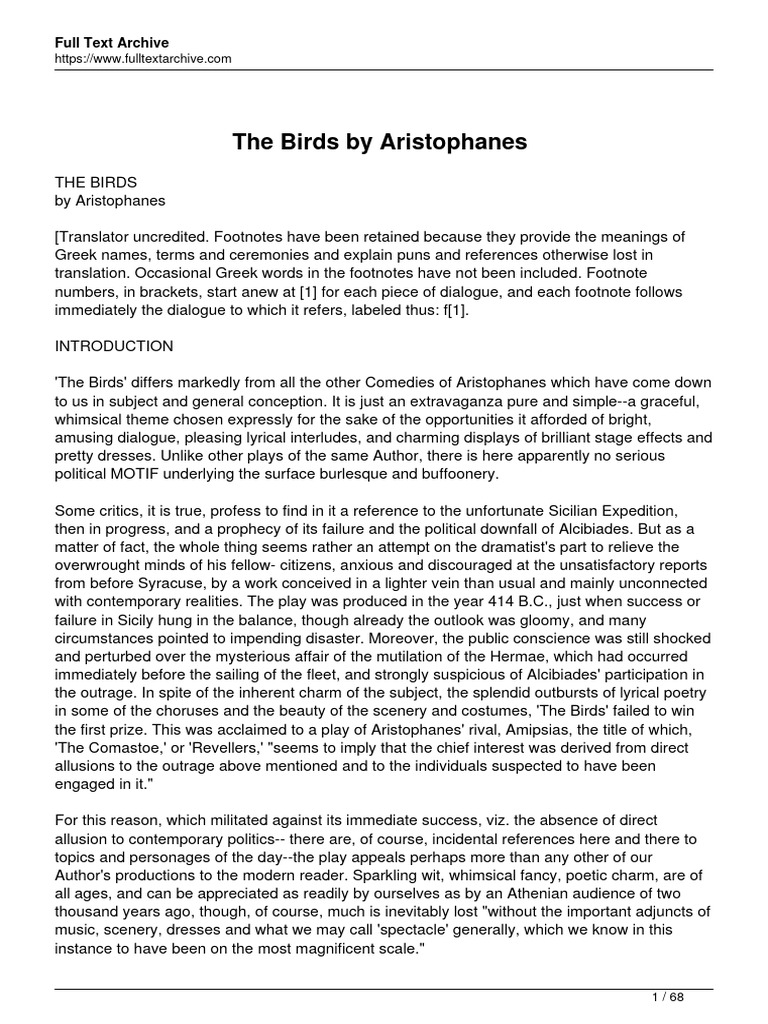The Birds | PDF