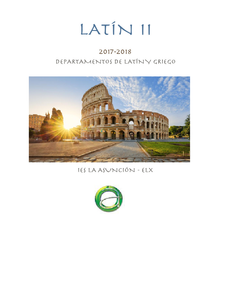 Latín 2º Bachillerato | PDF