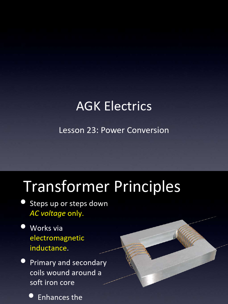Transformer Principles and Applications | PDF | Transformer ...