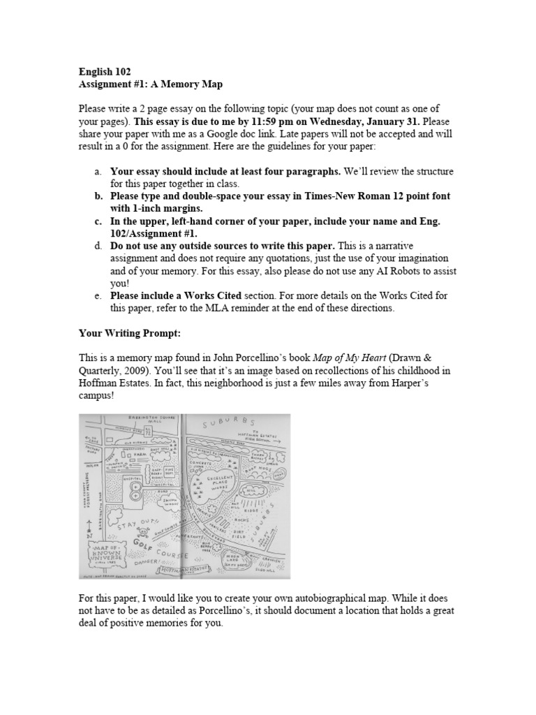 Paper #1 (Farwell, Maps) Sec. 17 | PDF | Essays