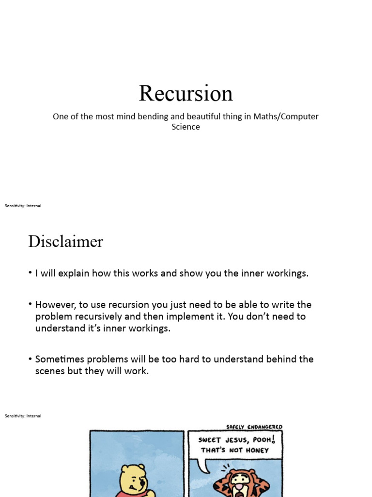 Recursion | PDF | Computer Programming | Mathematics Recursion | PDF | Computer Programming | Mathematics