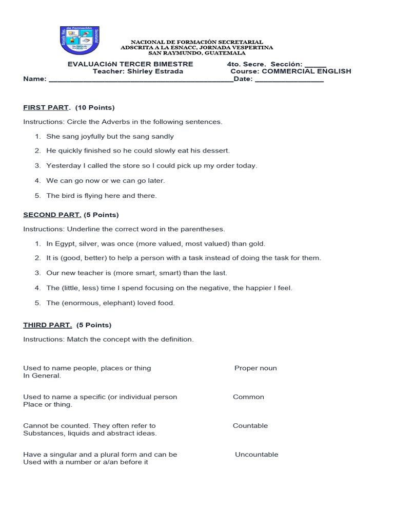 Commercial Test | PDF