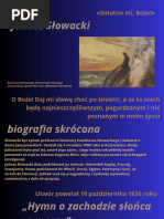 Adam Mickiewicz - Pan Tadeusz - Inwokacja - Polska-Poezja - PL | PDF