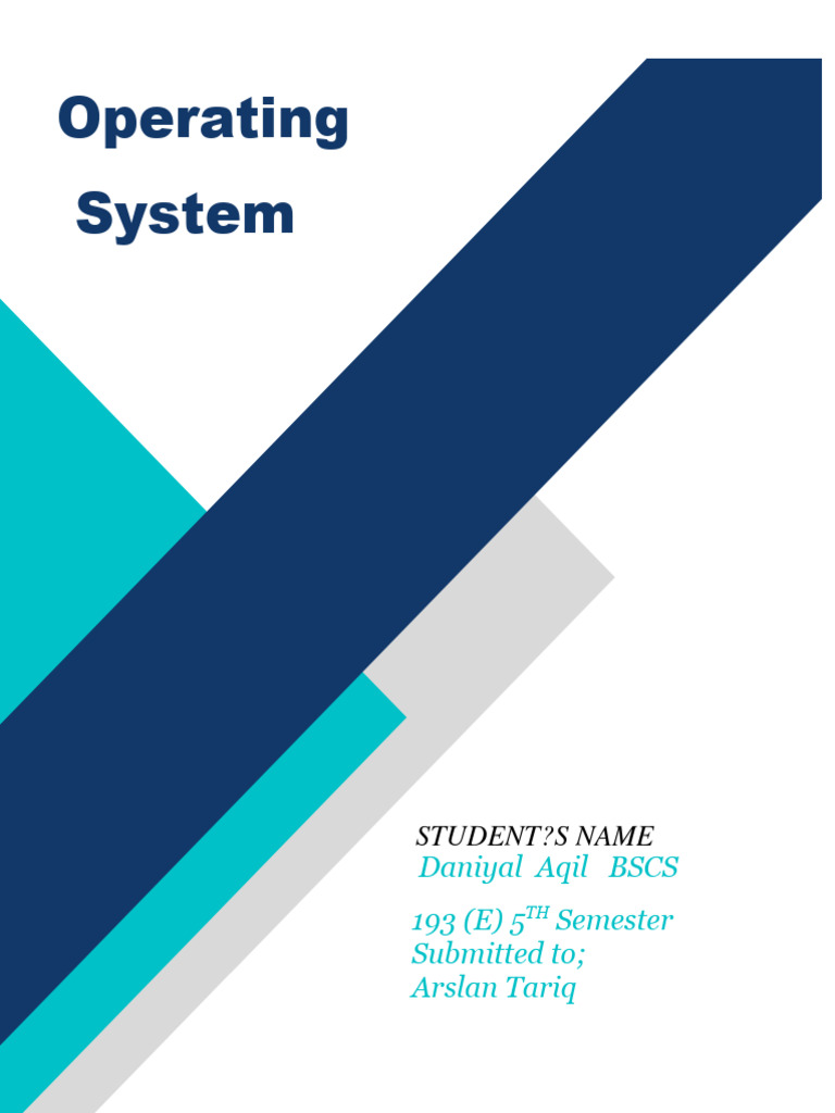 Operating System | Download Free PDF | Operating System | Scheduling ... Operating System | Download Free PDF | Operating System | Scheduling ...
