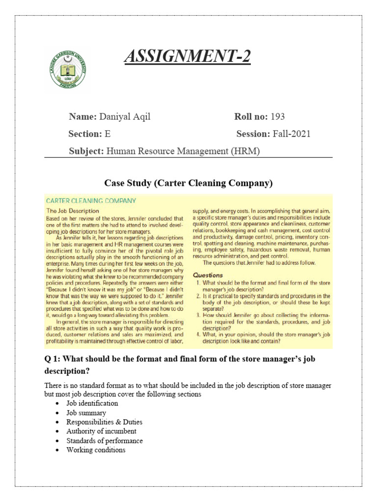 HRM Assingment 2 | PDF