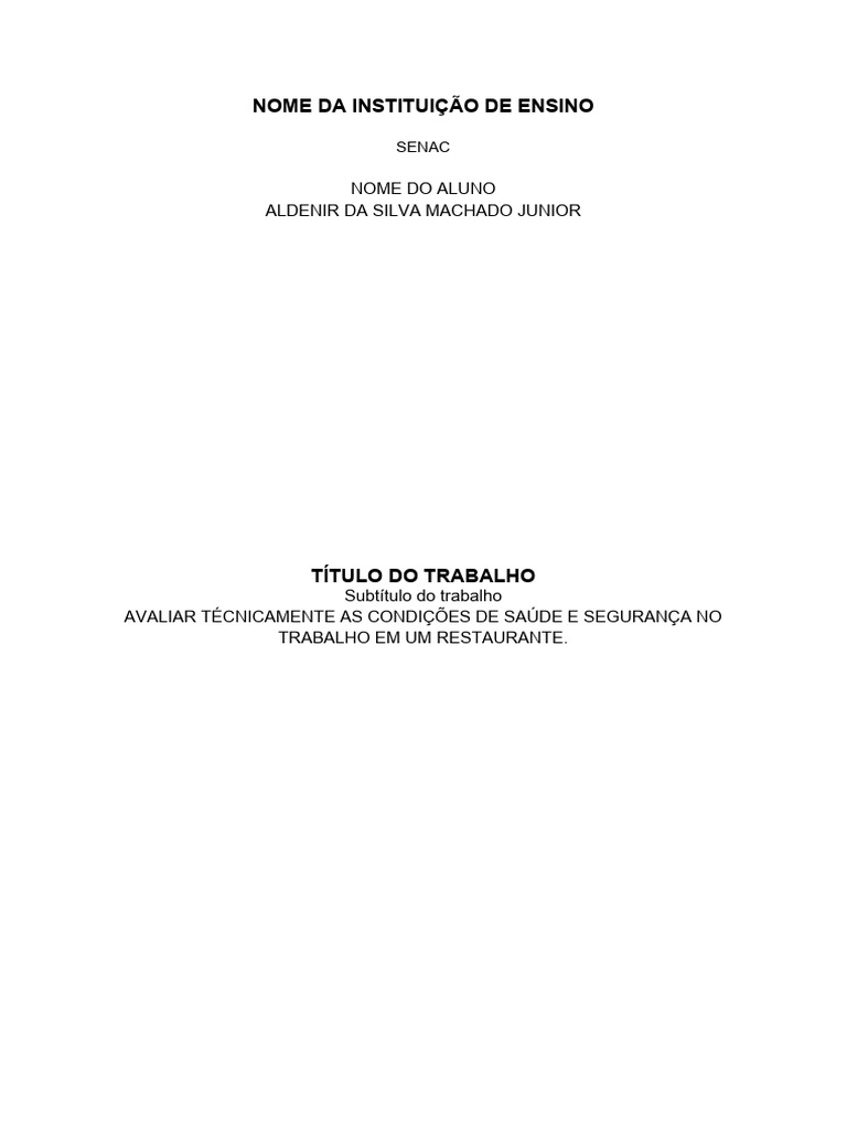 Atividade Modelo 1 | PDF