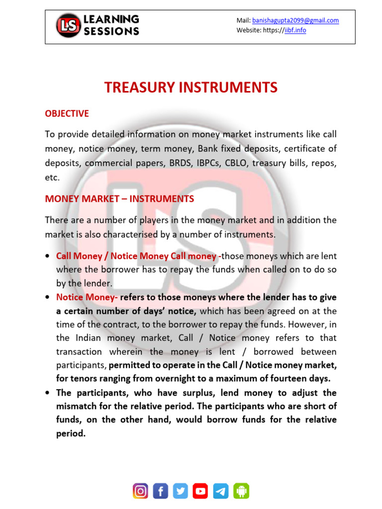 6-B-TREASURY-INSTRUMENTS | PDF | Repurchase Agreement | United States ...