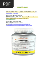 Ficha Tecnica Bingo SG | PDF | Insecticida | Agua