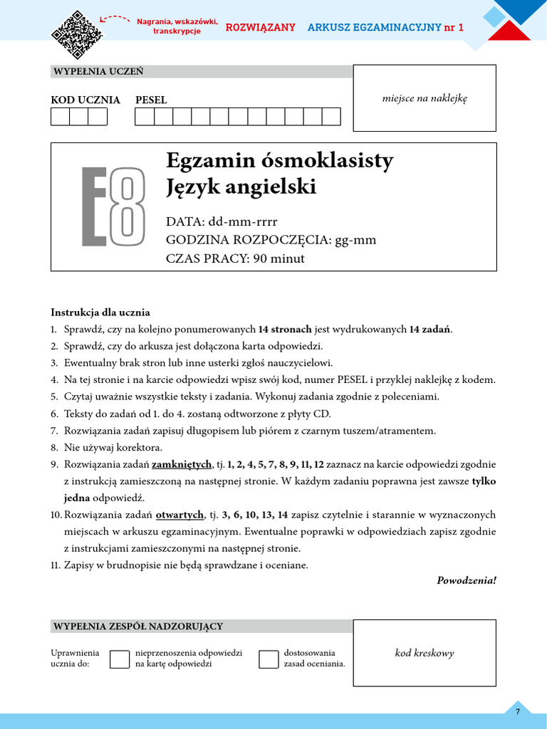 GREG - Arkusz 1 Rozwiazany + Email | PDF