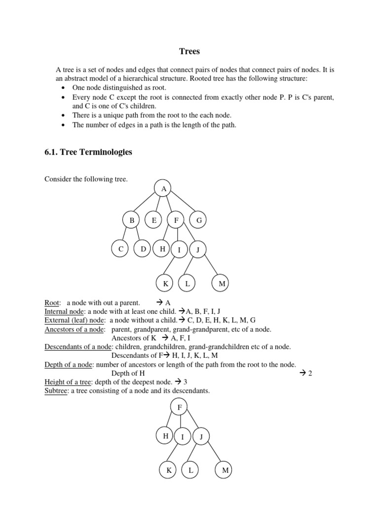 Chapter Six Trees | PDF | Information Retrieval | Theoretical Computer Science